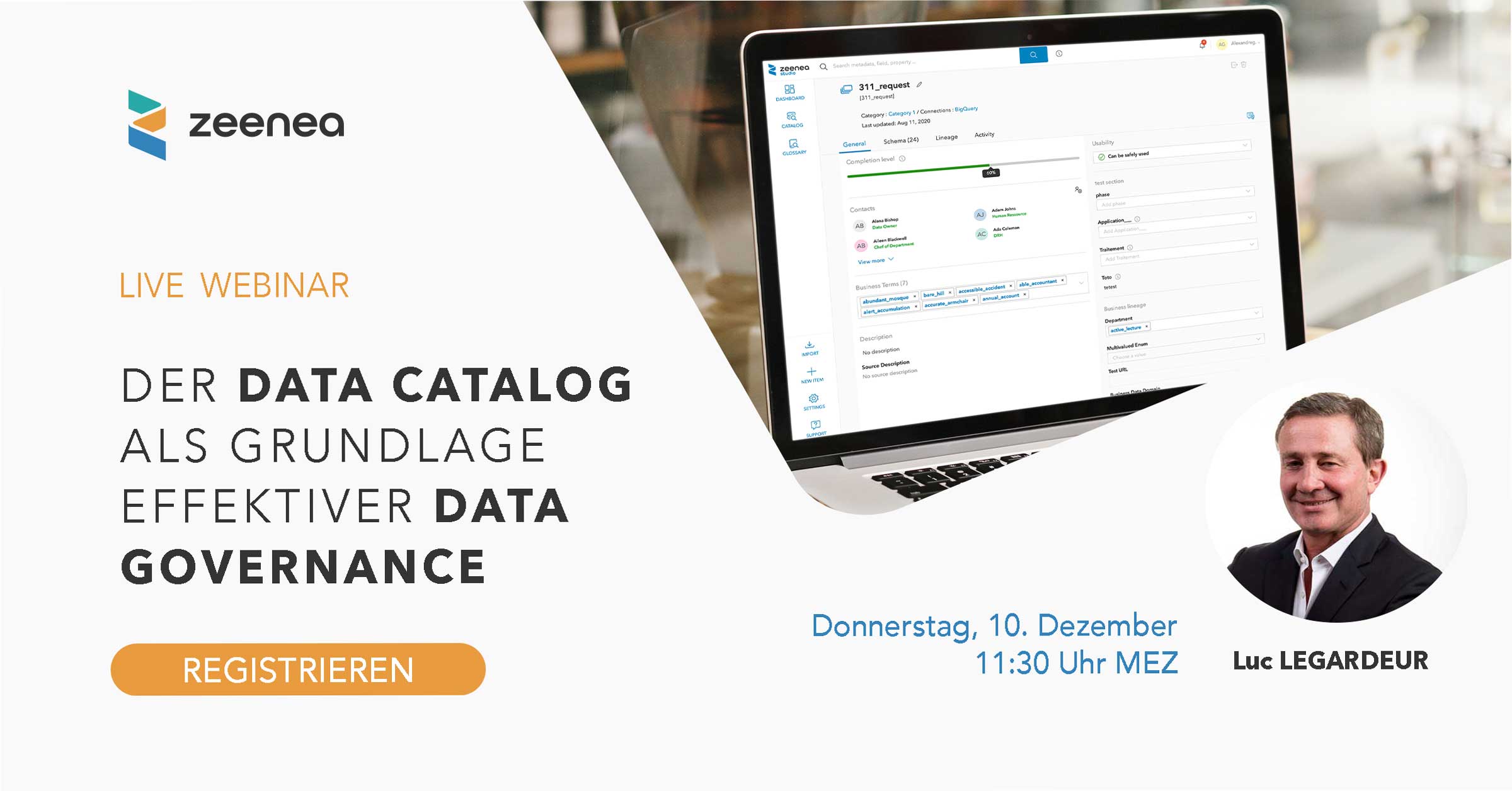 Live Webinar - Der Data Catalog als Grundlage effektiver Data Governance